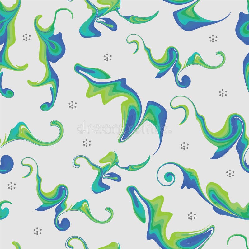 Ink Splash Abstract Seamless Pattern Vector Illustration Design on ...