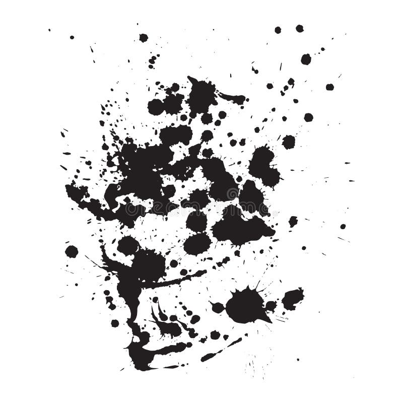 Black and White Splash. Vector Stock Vector - Illustration of splash ...