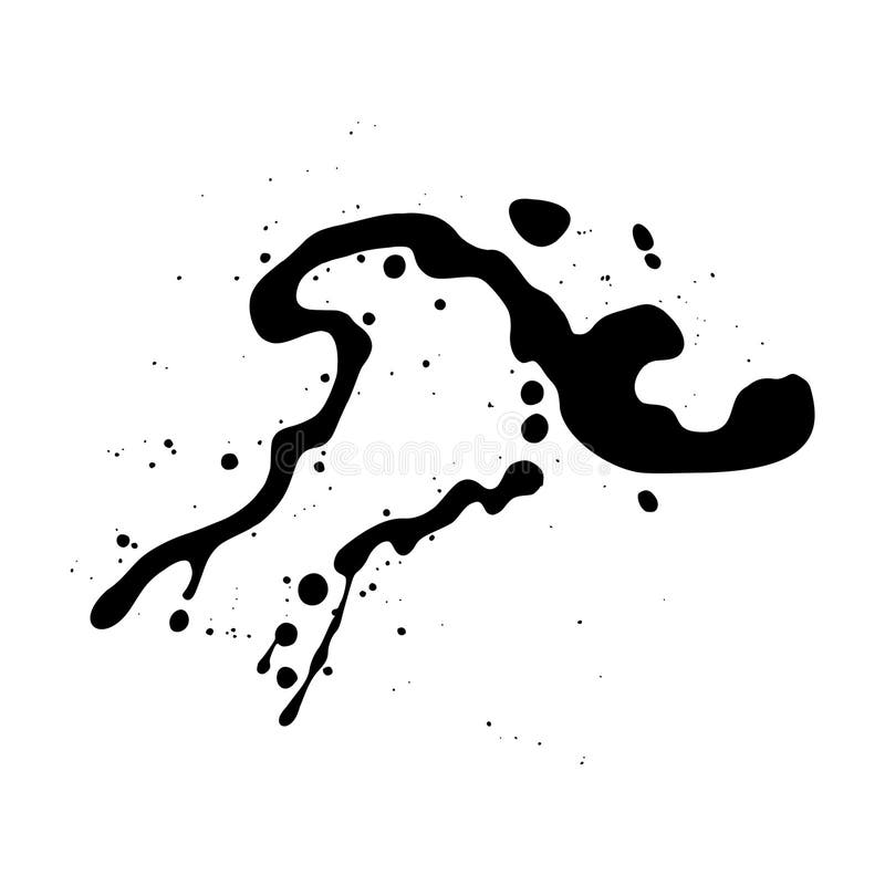 Ink splash design stock vector. Illustration of liquid - 364440182