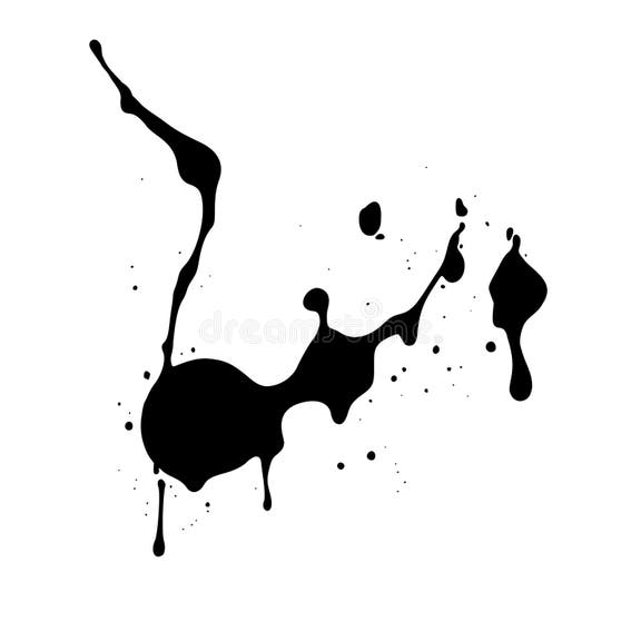 Ink splash design stock vector. Illustration of graphic - 358594303