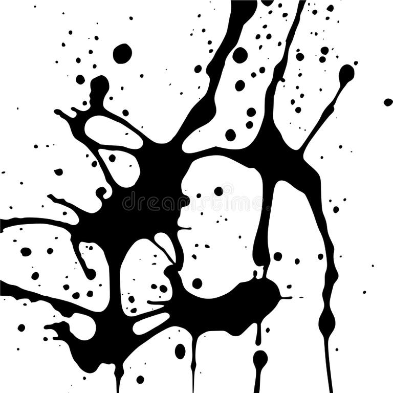 Ink splash design stock vector. Illustration of stain - 364440081