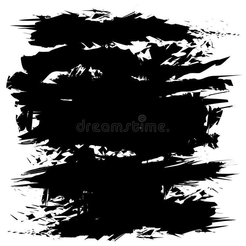 Ink Splash Elements stock illustration. Illustration of brush - 93028276