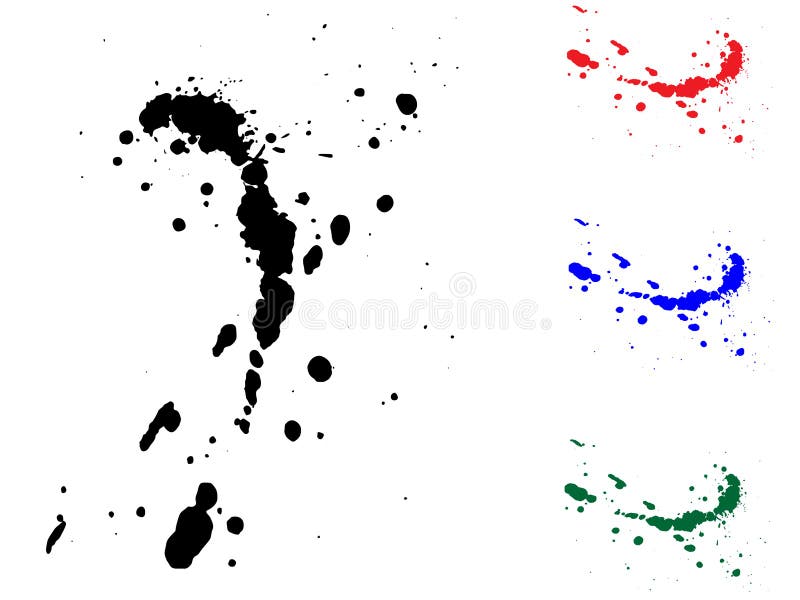 Ink splash illustration stock vector. Illustration of conceptual - 8121556