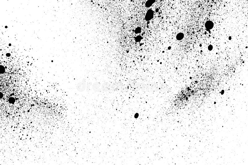 Ink Splash Pattern, Black Watercolor Splatter Background Stock Image ...