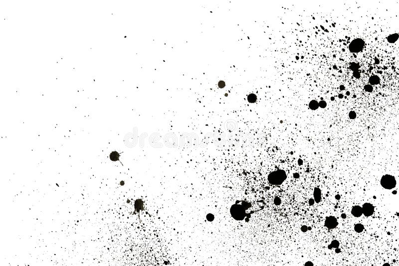 Ink Splash Pattern, Black Watercolor Splatter Background Stock Image ...