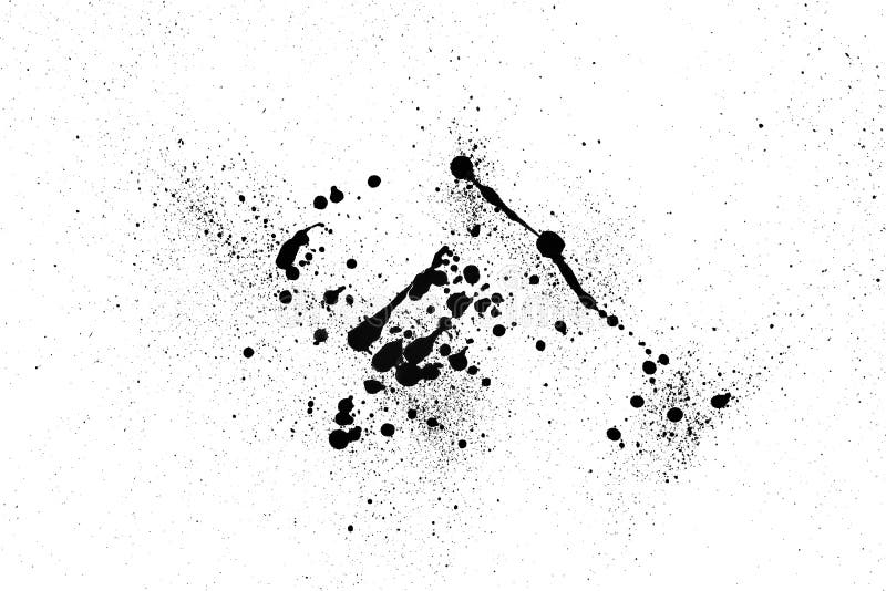 Ink Splash Pattern, Black Watercolor Splatter Background Stock ...