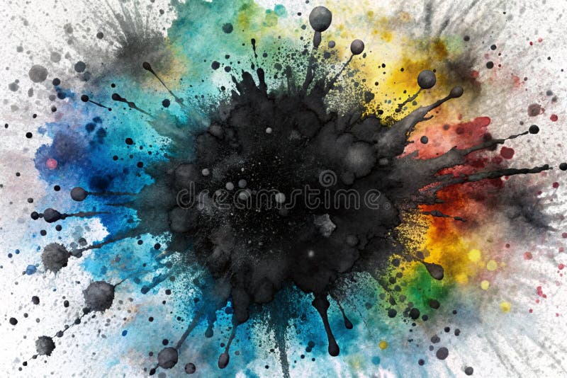 Ink Splash Pattern stock image. Image of abstract, creative - 364253977