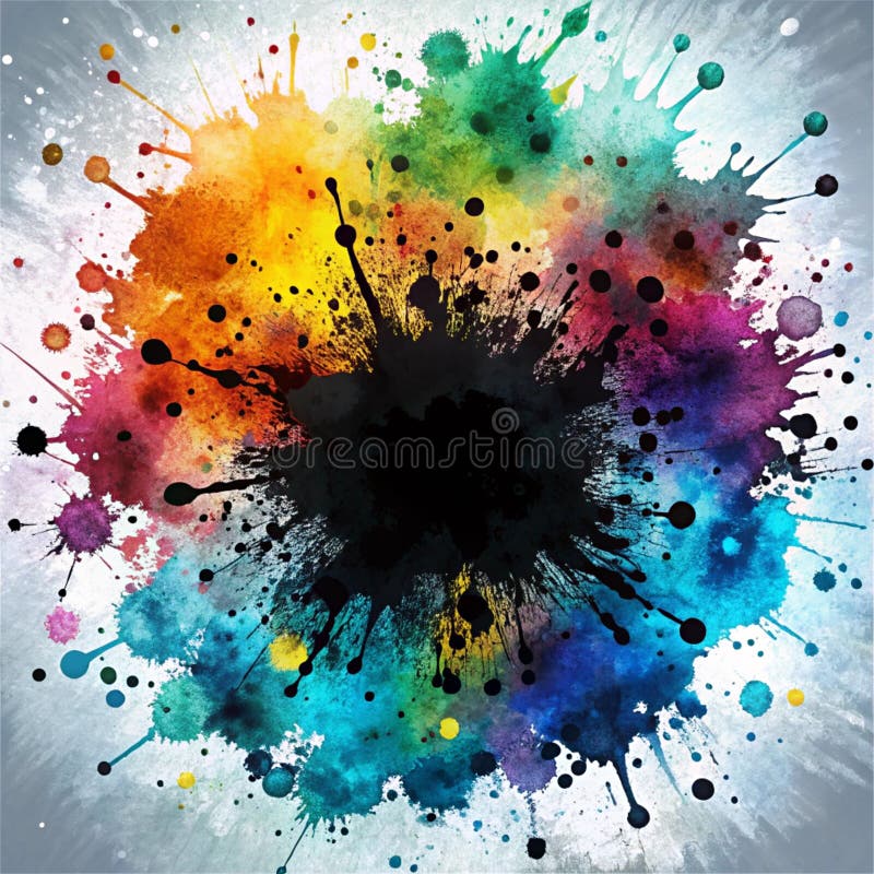 Ink Splash Pattern stock illustration. Illustration of creative - 364287791