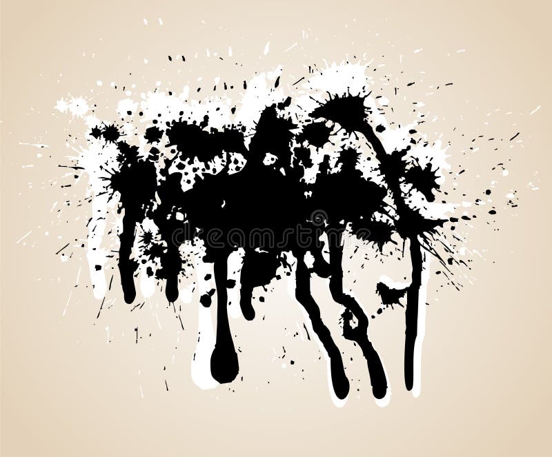 Ink splashes stock vector. Illustration of splashes, blot - 11429436