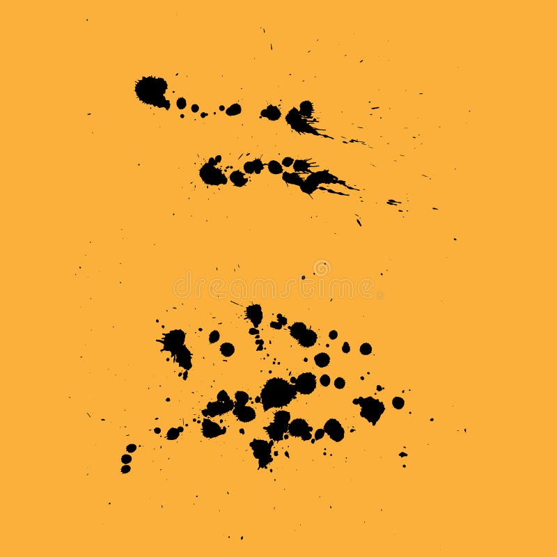 Ink Splashes. Splash Vector Art, Stock Vector Stock Vector ...