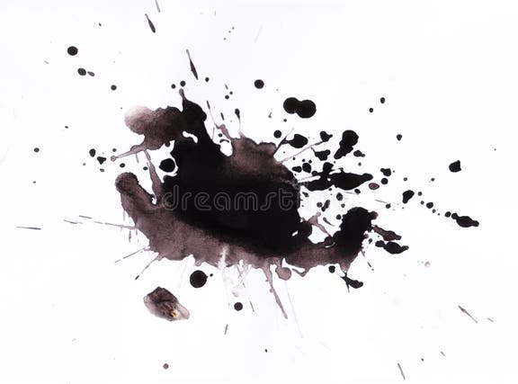 Ink splat stock illustration. Illustration of paint, messy - 641511