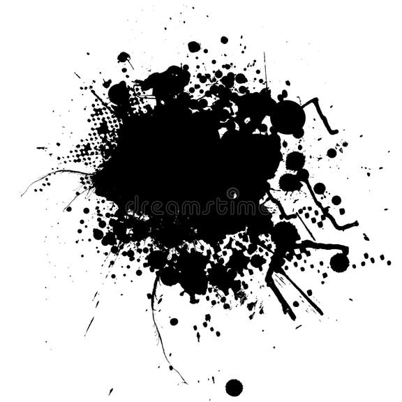Ink splat blob stock vector. Illustration of conceptual - 5462263