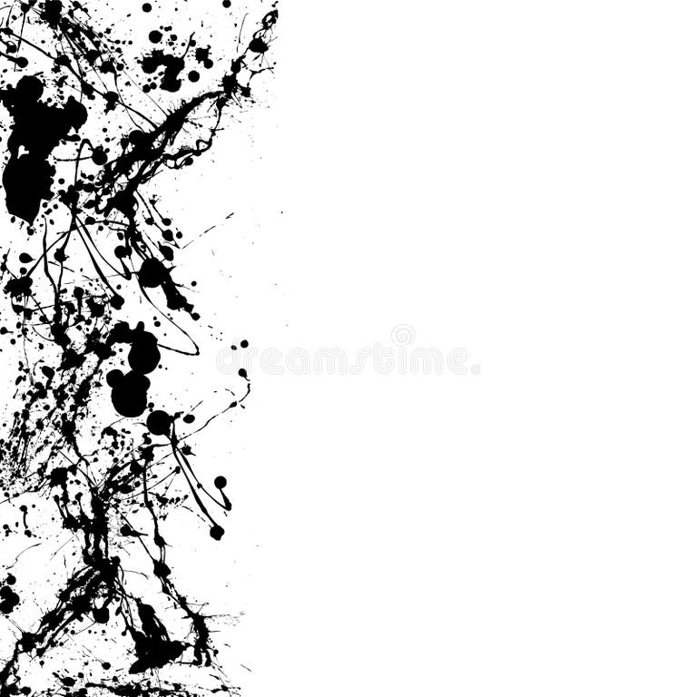 Ink splat dribble stock vector. Illustration of banner - 5744303