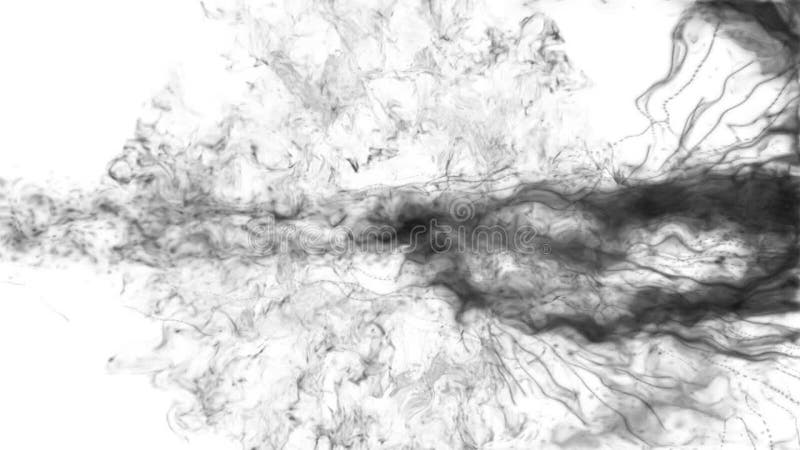 Ink Splat Particle Stroke Light Effect Animation Stock Video - Video of ...