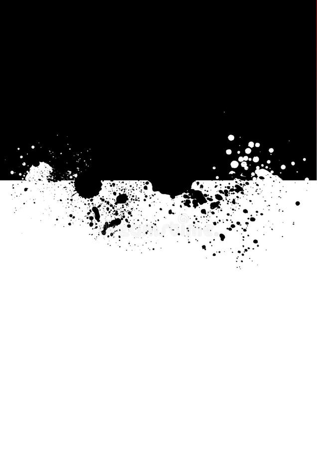 Square black ink splat stock vector. Illustration of splat - 9801958