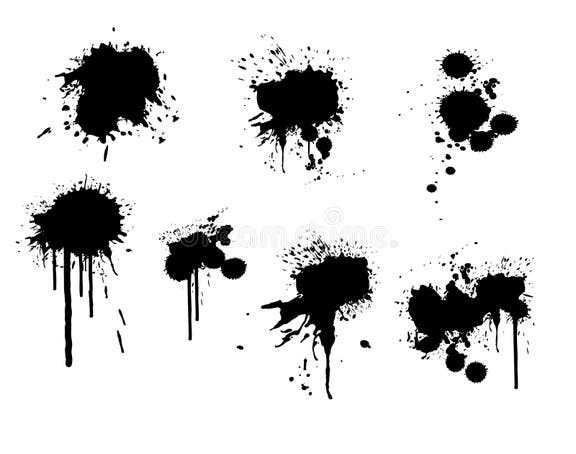 Ink splatter stock vector. Illustration of grunge, paint - 4912940