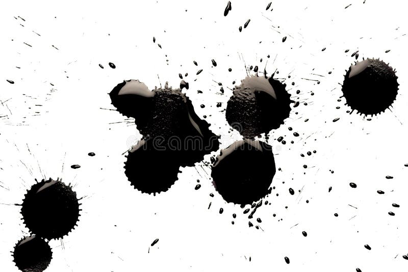 Ink splatter stock image. Image of splash, abstract, black - 5025491