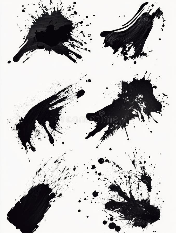 Ink Splatter Art stock illustration. Illustration of creative - 359590017