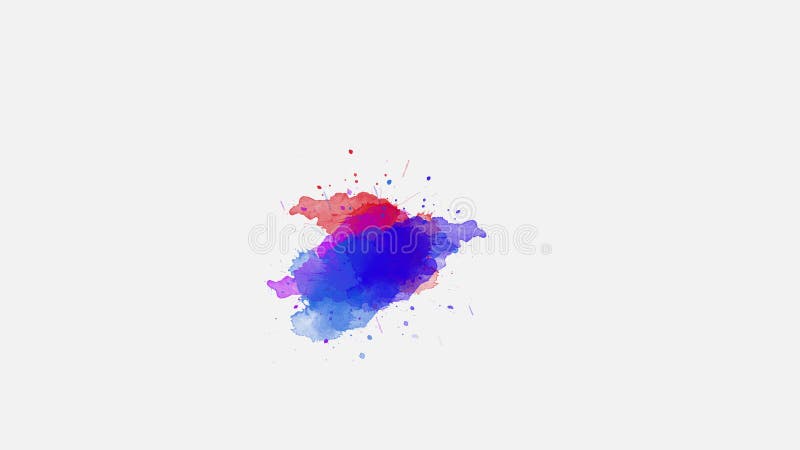 Ink Splatter Compositing Slowmotion Paint Reveal Animation Stock ...