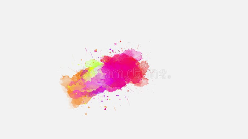 Ink Splatter Compositing, Watercolor Transition Stock Footage - Video ...
