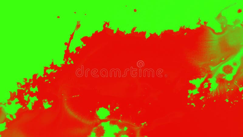 Blood Splatter on a Green Screen Stock Video - Video of contemporary ...