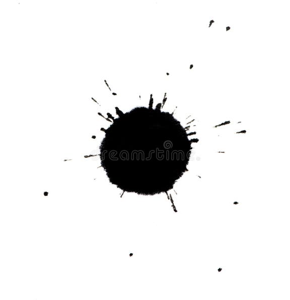 Ink splodge stock image. Image of shape, droplets, pattern - 63158447