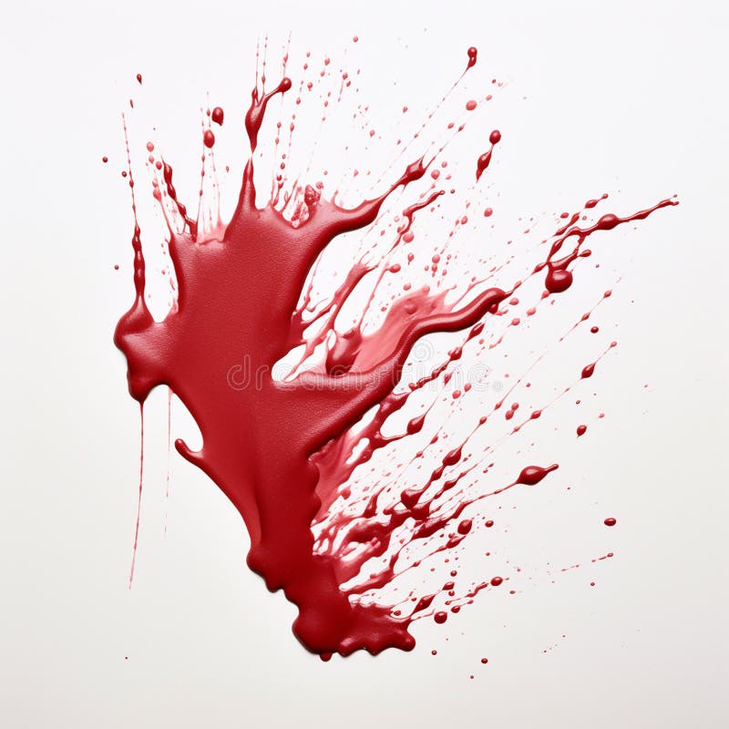 Ink Spots on Dripping Paint with Splatted Paint Stock Illustration ...