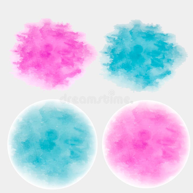 Ink Spots the Sky Color of the Sunset .Vector Stock Vector ...