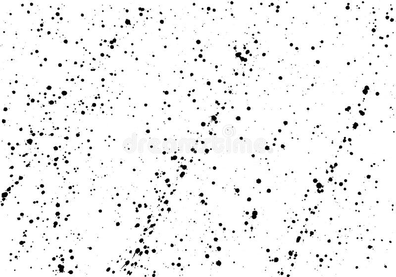 Ink Spray Dots, Paint Brush Drops, Background. Vector Illustration ...