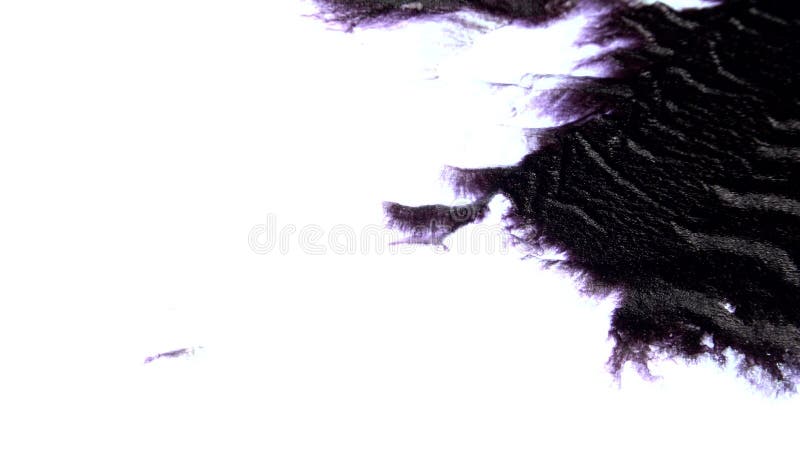 Ink spreads out on paper stock video. Video of flowing - 205668857
