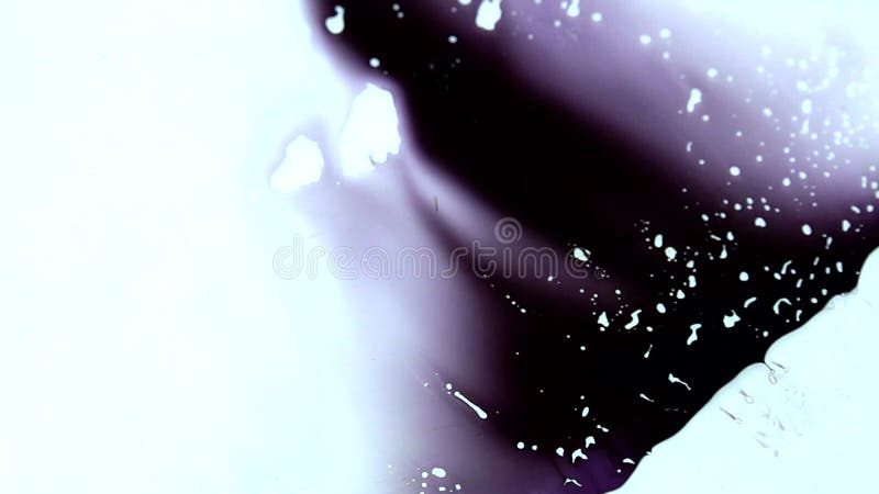 Effect Created by Ink Squashed in Glass Stock Footage - Video of ...