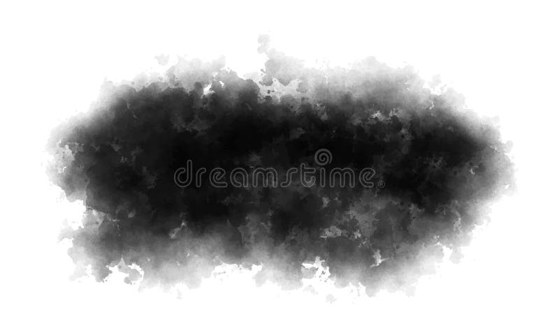 Vector Ink Stains Banner Isolated Stock Vector - Illustration of ...