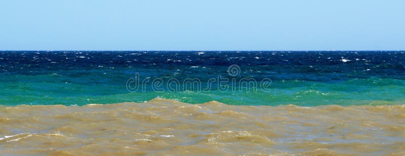 Ink storm on the Black Sea stock photo. Image of background - 87729712