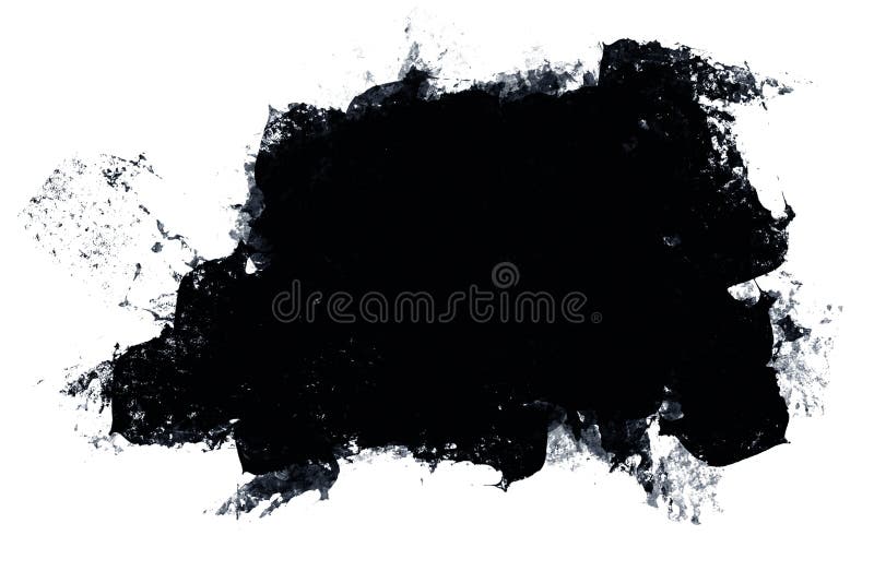 Ink Stroke Element Collection in Black. Stock Photo - Image of design ...