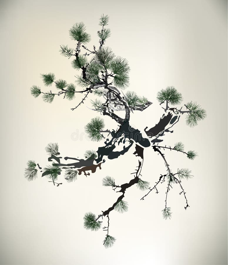 Chinese painting stock vector. Illustration of culture - 34515186