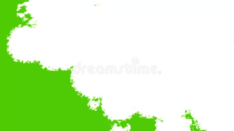 Ink Transition on Green Screen Background Stock Video - Video of alpha ...