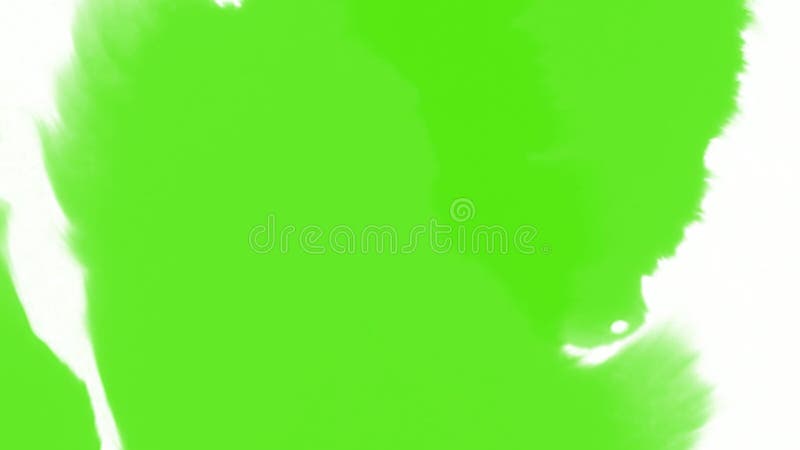 Ink Transition on Green Screen Background Stock Footage - Video of ...