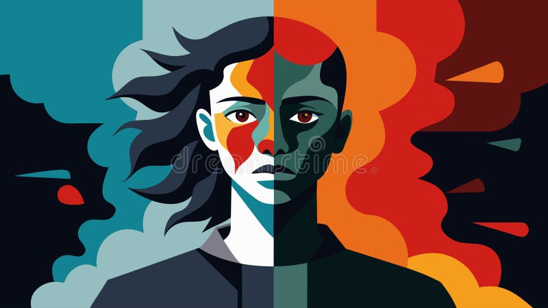 Overlapping Person Psychological Stock Illustrations – 13 Overlapping ...