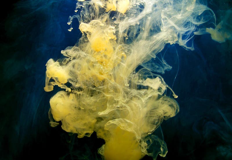 Ink in water. stock photo. Image of abstract, mixture - 25774214