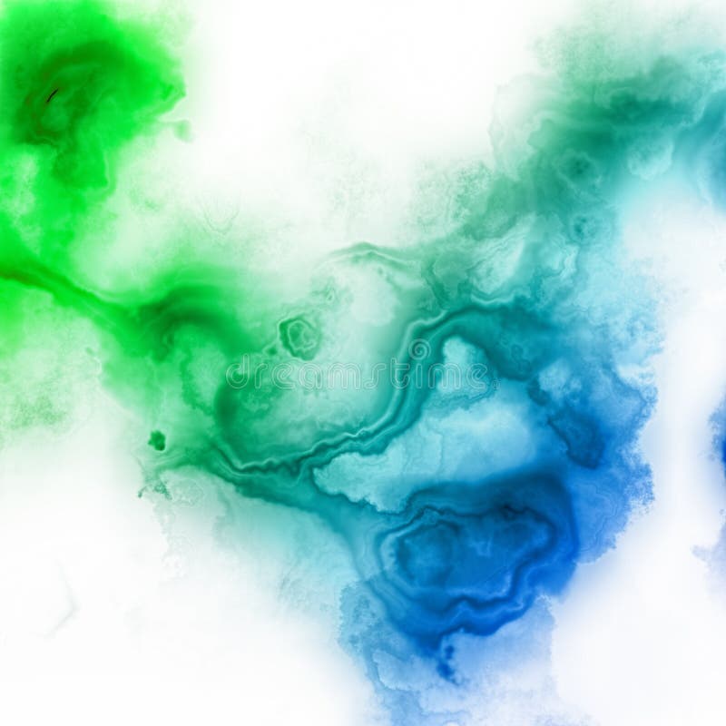 Ink in Water, Abstract Background Stock Illustration - Illustration of ...