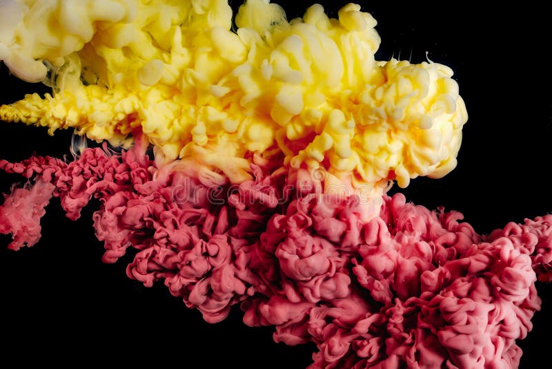 Ink Water Background Drop Paint. Liquid Stock Photo - Image of movement ...