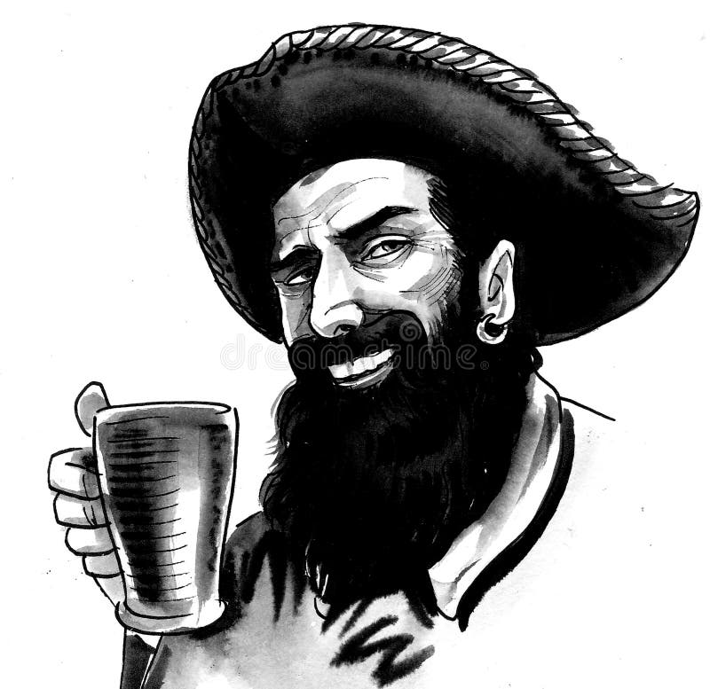 Cartoon Beer Drinker Stock Illustrations – 203 Cartoon Beer Drinker ...