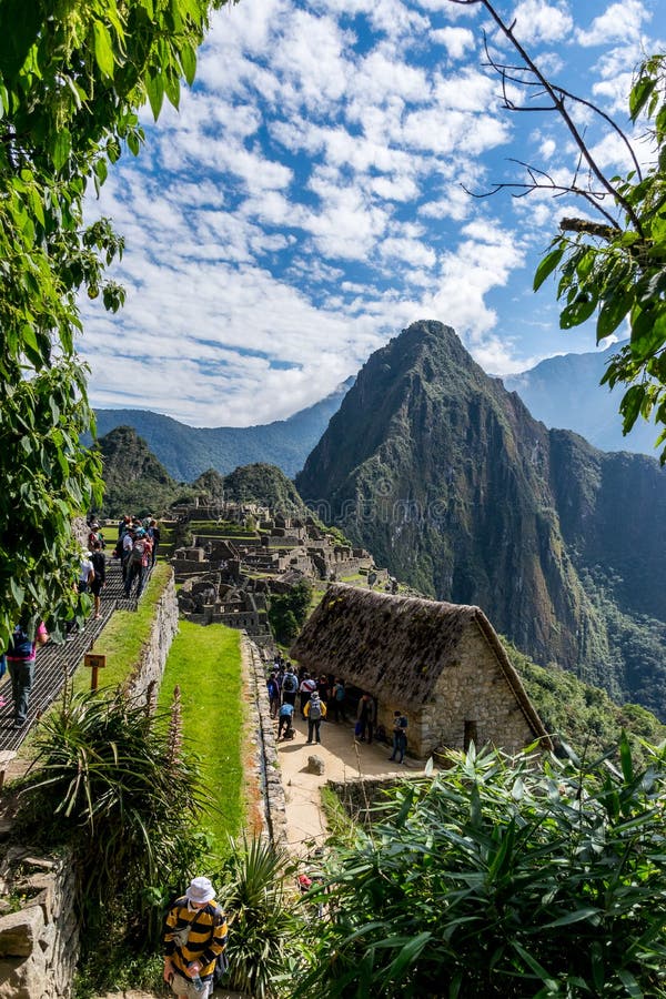 Inka-Standort Machu Picchu in Peru Redaktionelles Foto - Bild von ...