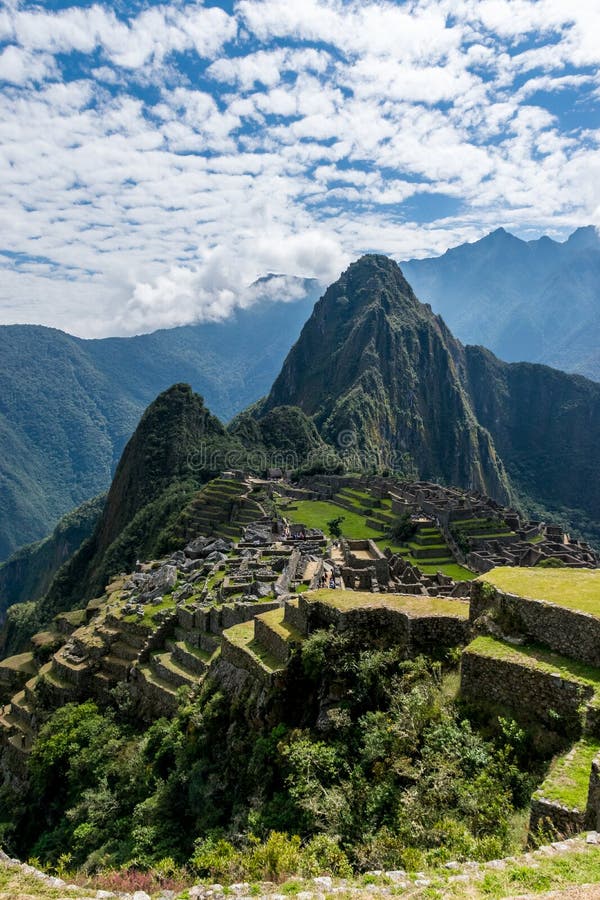Inka-Standort Machu Picchu in Peru Redaktionelles Stockfoto - Bild von ...