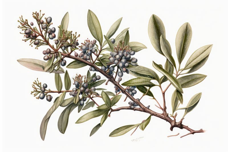 Inkberry Bush Stock Illustrations – 14 Inkberry Bush Stock ...