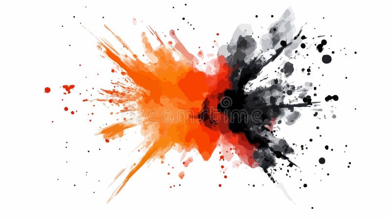 Inkblot Burst Explosion Background Vector Illustration Stock Vector ...