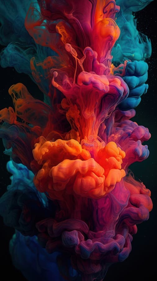 "Inkblot Dreams": a Series of Abstract Images Featuring a Marbled Ink ...