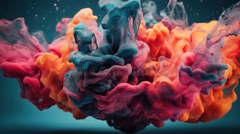 "Inkblot Dreams": a Series of Abstract Images Featuring a Marbled Ink ...