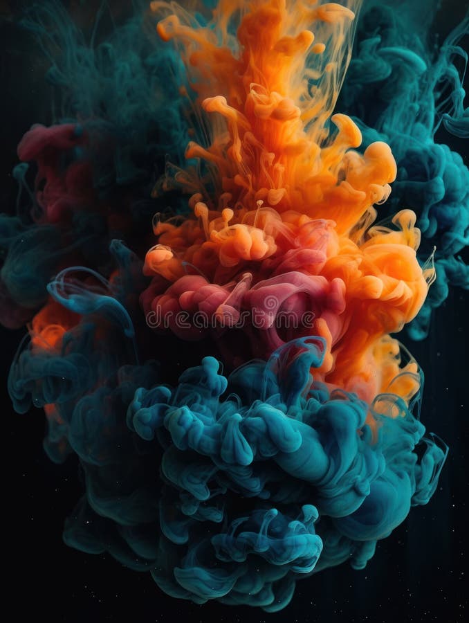 "Inkblot Dreams": a Series of Abstract Images Featuring a Marbled Ink ...