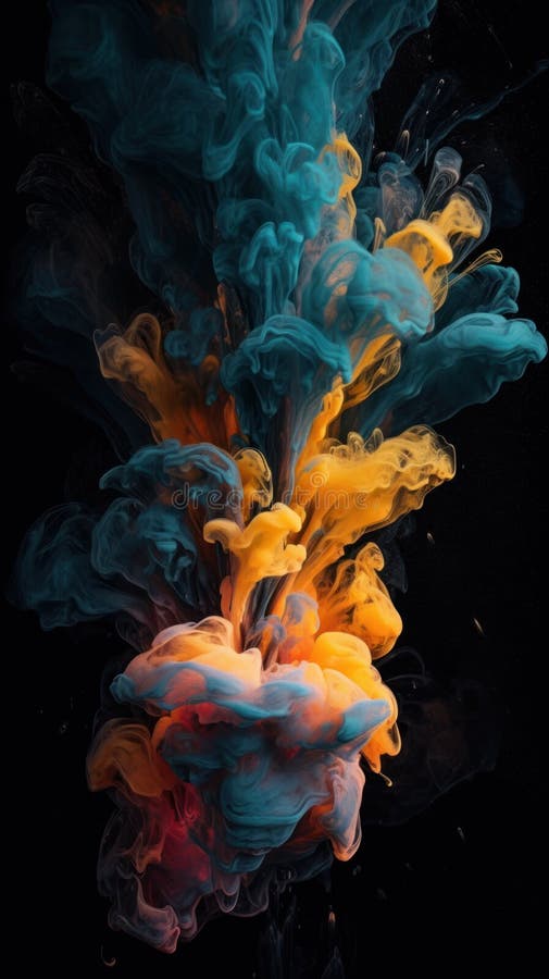 "Inkblot Dreams": a Series of Abstract Images Featuring a Marbled Ink ...